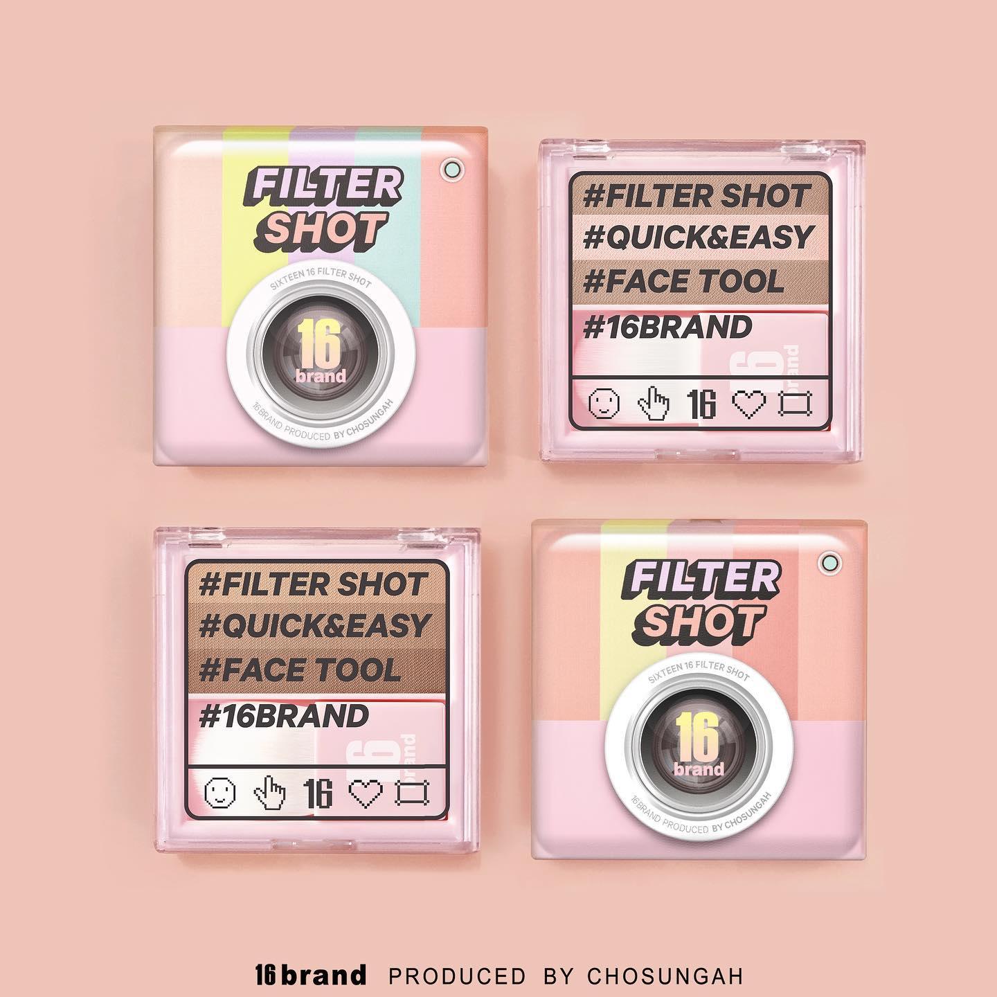 Phấn Tạo Khối 16 Brand Filter Shot Contour Peach – Kallos