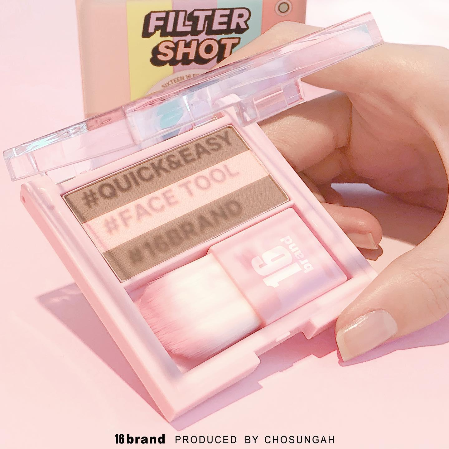 Phấn Tạo Khối 16 Brand Filter Shot Contour Peach – Kallos