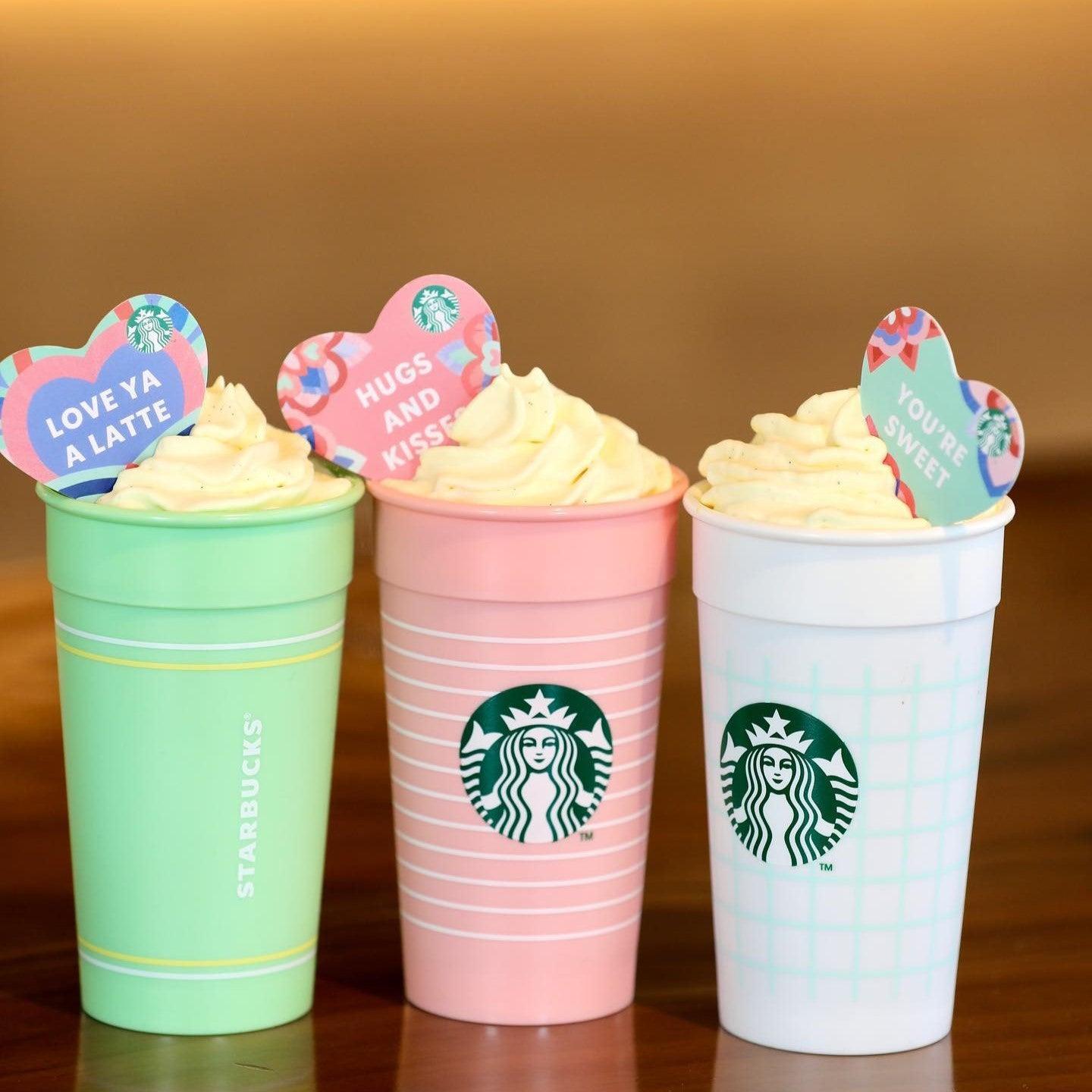 Ly Starbucks 22 Spring Reusable Cold Cup Set – Kallos