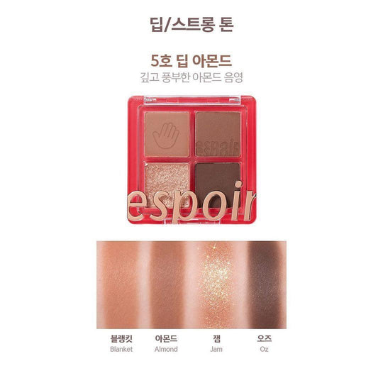 Phấn Mắt Espoir Real Eye Handy Palette – Kallos Vietnam